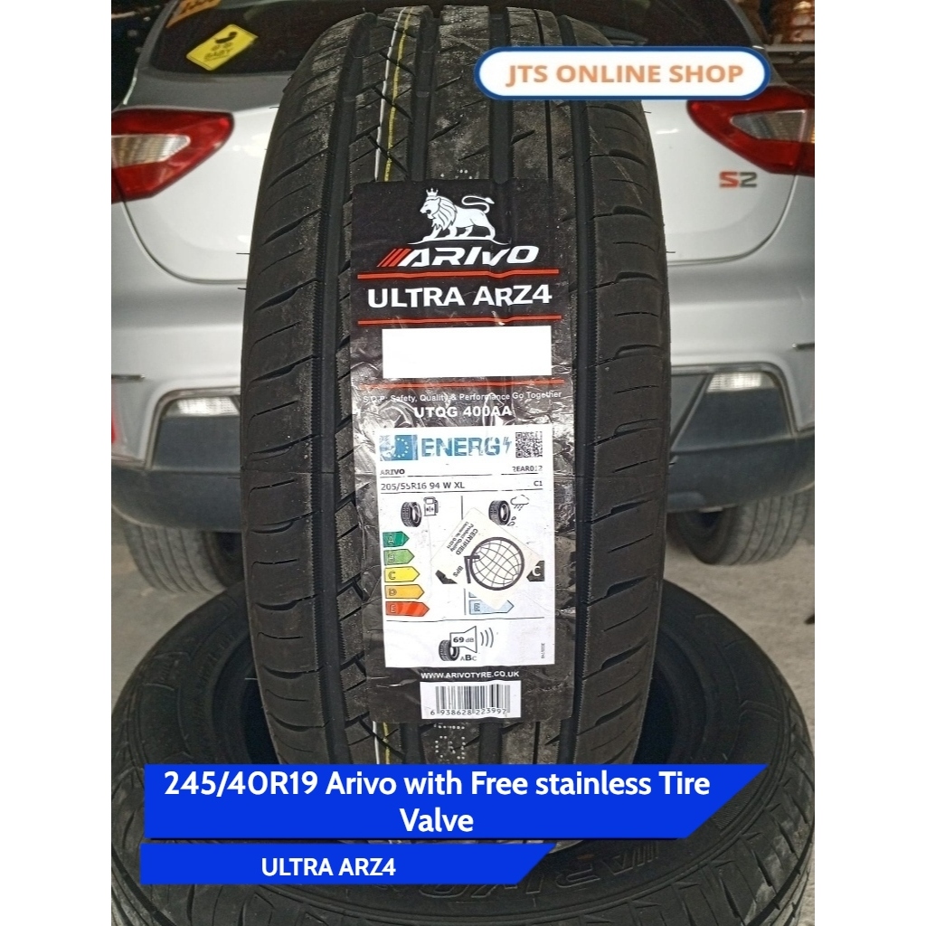 245/40R19 Arivo Ultra ARZ4 With Free stainless Tire Valve (PRE-ORDER) | Shopee Philippines
