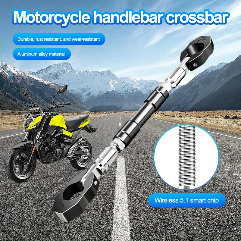 Universal Adjustable Motorcycle Handlebar Cross Bar Steering Wheel ...