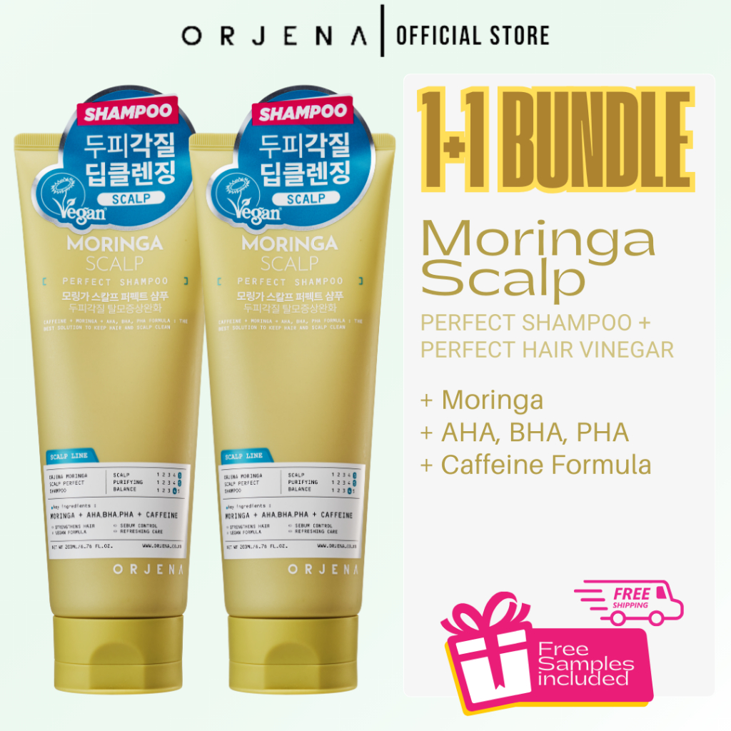Orjena 1+1 Bundle Moringa Scalp Perfect Shampoo [ Scalp Care | Sebum ...