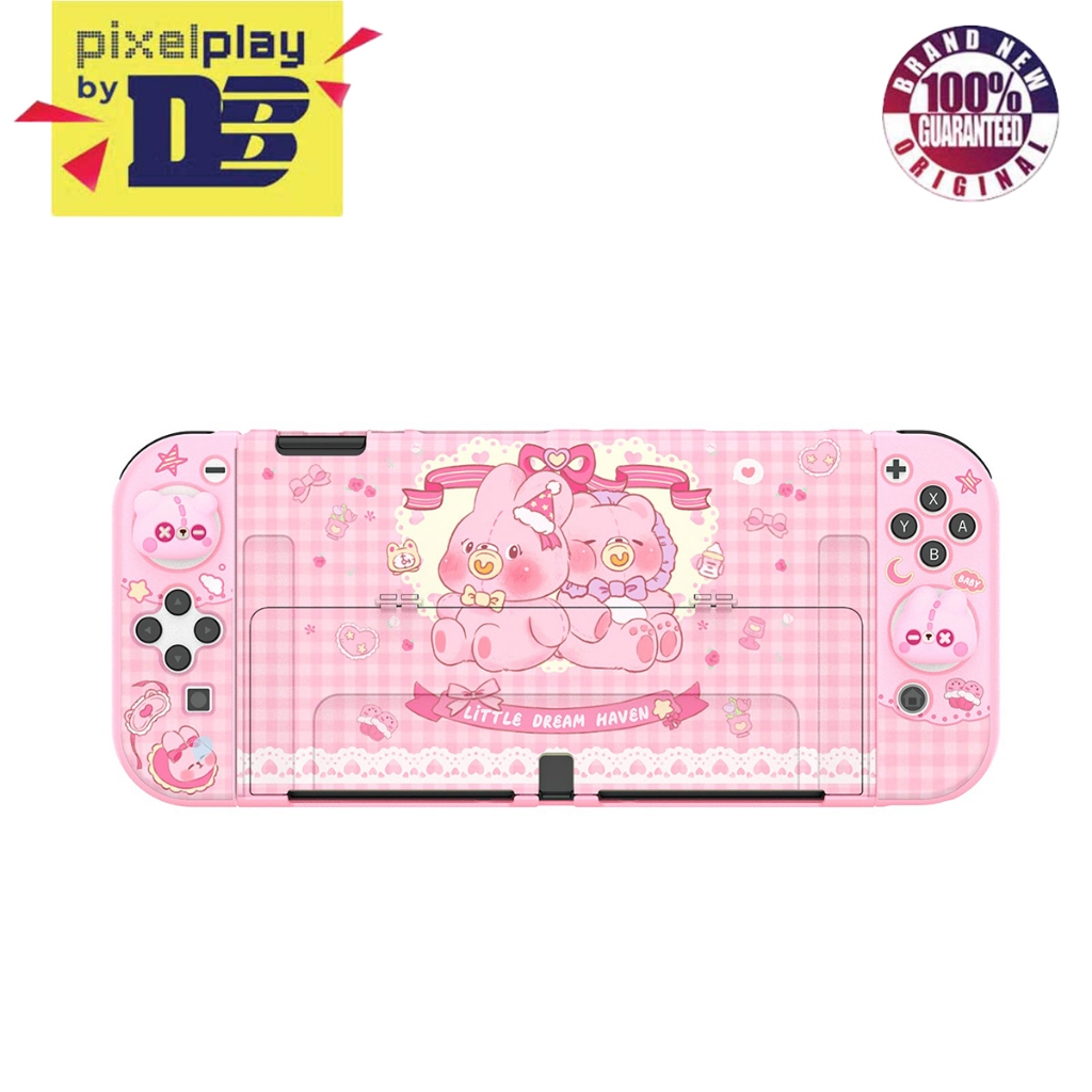 IINE Rabbit Bear Baby Protective Case for Nintendo Switch OLED (L1011 ...