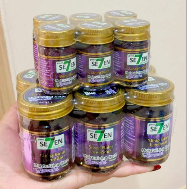 SEVEN THAI BALM LEMONGRASS BALM LAVENDER BALM 15g 50g | Shopee Philippines