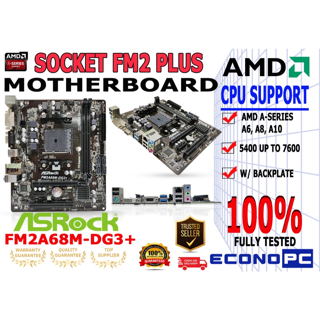 FM2+ MOTHERBOARD \ UP TO 7TH GEN SUPPORT PROCESSOR \100% QUALITY AND ...