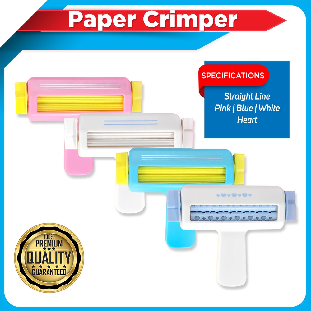 DIY Craft Paper Crimper Straight and Heart design | Shopee Philippines
