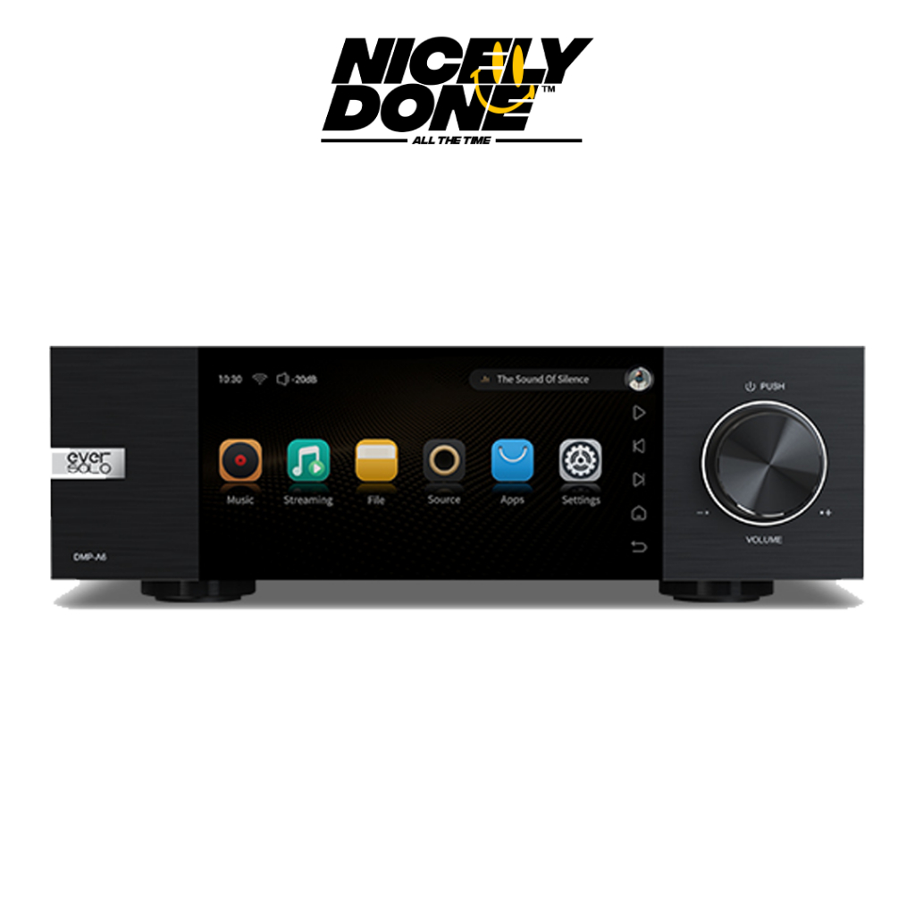 NICELY DONE EVERSOLO DMP - A6 STREAMERS / NETWORK PLAYER / MUSIC SERVICE AND STREAMING MQA ...