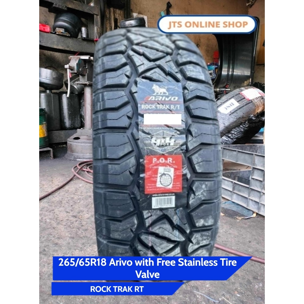265/65R18 Arivo Rock Trak RT with Free Stainless Tire Valve | Shopee Philippines