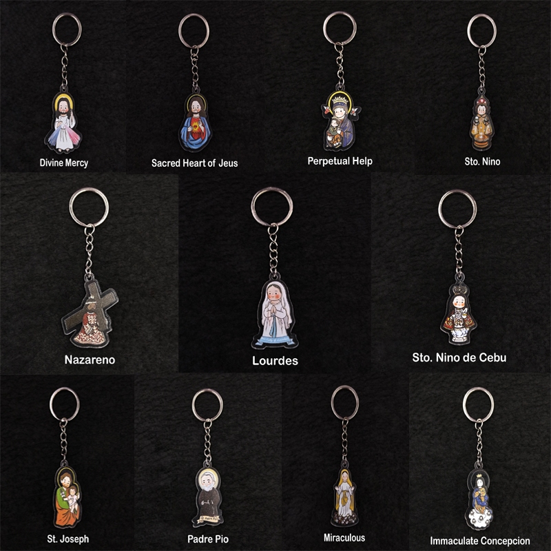 Diy Beads Keychain Colored Saints (1pc) | Shopee Philippines