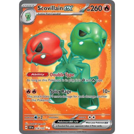 Scovillain ex - 216/191 - Full Art Secret Rare Scarlet & Violet ...