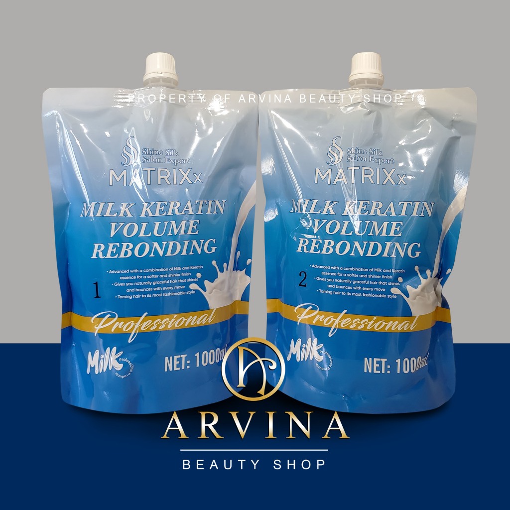 Matrix Milk Keratin Volume Rebonding Pair 1 and 2 x 1000ml | Shopee ...