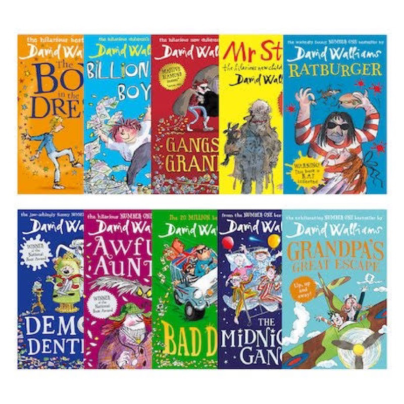 David Walliams | Bad Dad | Demon Dentist | Slime | Spaceboy | Auful ...