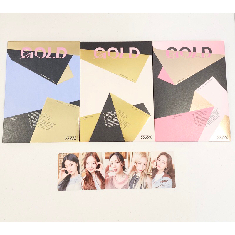 [MEGA SALE as of 6/5!][ONHAND] ITZY GOLD Albums (With Makestar Meet ...