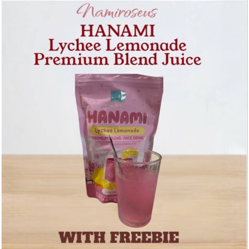 Hanami Lychee Lemonade Premium Blend Slimming Juice Namiroseus | Shopee ...