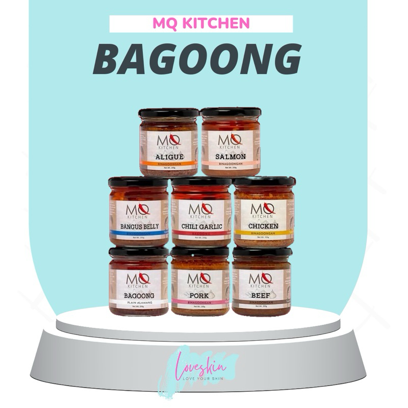 MQ Kitchen Bagoong Plain, Pork, Chicken, Bangus Belly, Aligue, Chili ...