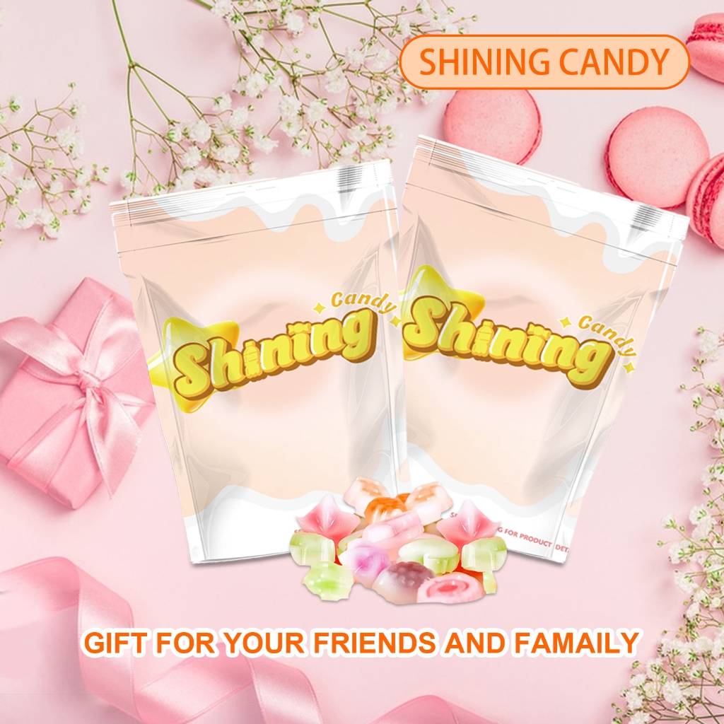 Shining Fruit Wax Candy in Many Shapes, Beeswax Candy with Melting ...