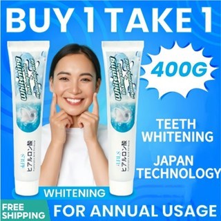 FDA【BUY 1 TAKE 1】Teeth Whitening Toothpaste Peppermint Food Graded ...