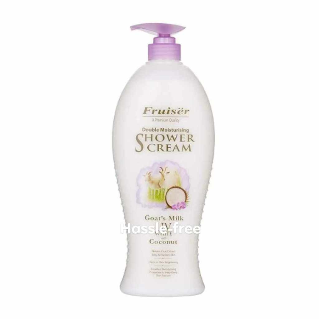 FRUISER DOUBLE MOISTURIZING SHOWER CREAM GOAT MILK WITH UV WHITE ...