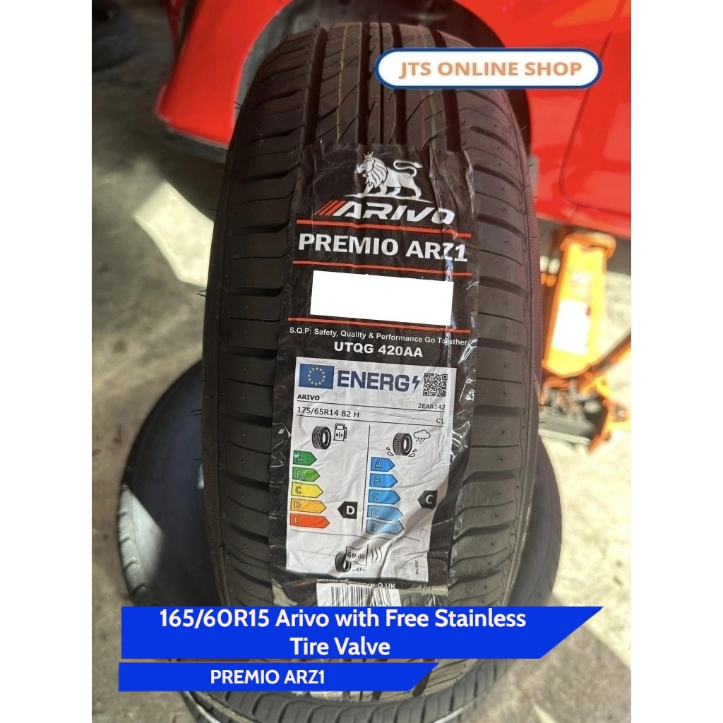165/60R15 Arivo Premio ARZ1 with Free Stainless Tire Valve (PRE-ORDER) | Shopee Philippines