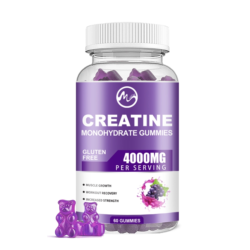 Minch Creatine Monohydrate Gummies Workout Supplement Build Muscle ...