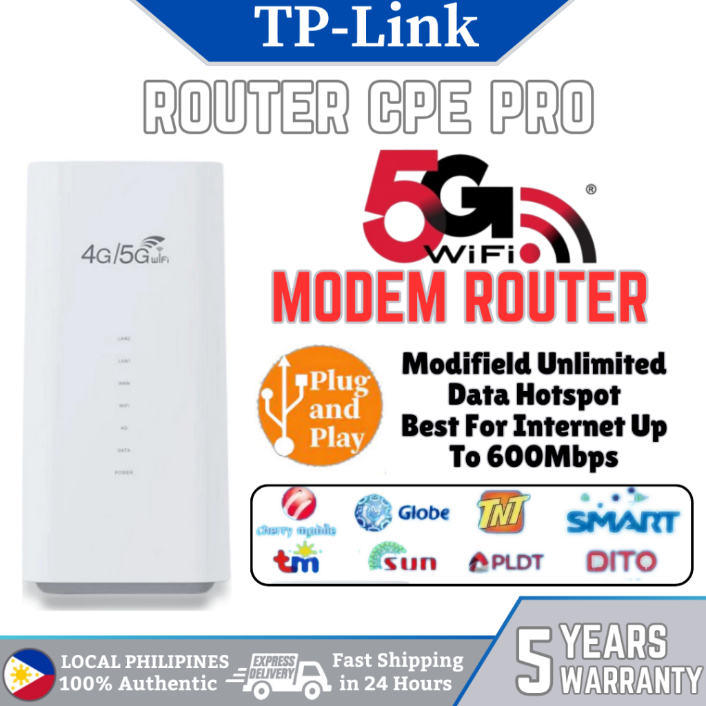 NEWEST 2024 WiFi Router Sim Card Modem 4G CPE Pro Original LTE Cat12 Up ...