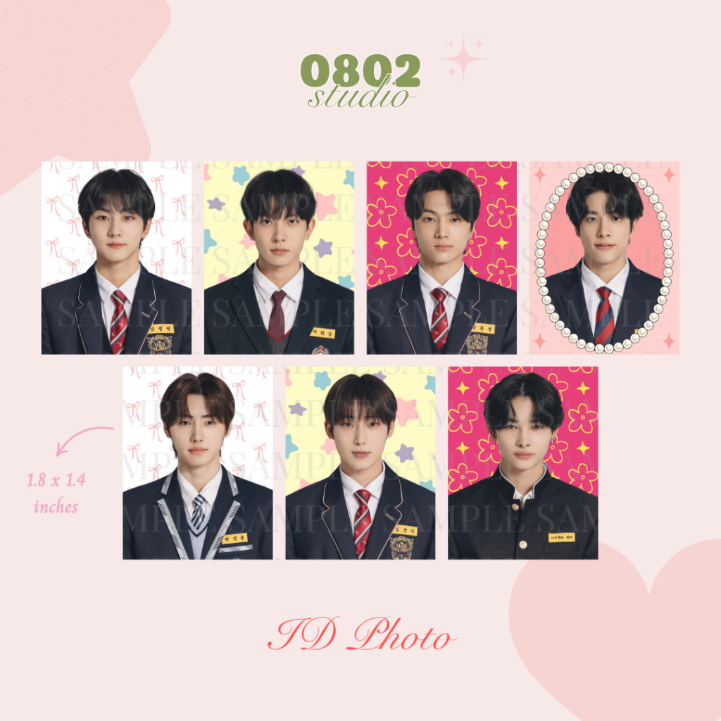 [ 0802studio ] enhypen enniversary 2022 id photo set kpop fanmade merch ...