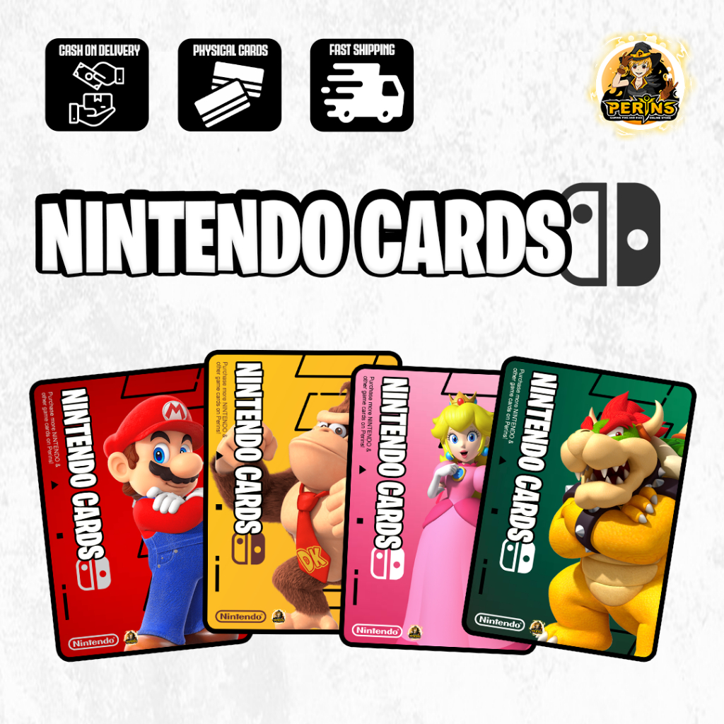 Nintendo US Cards with Free Stickers! (Cash on Delivery) | Shopee ...