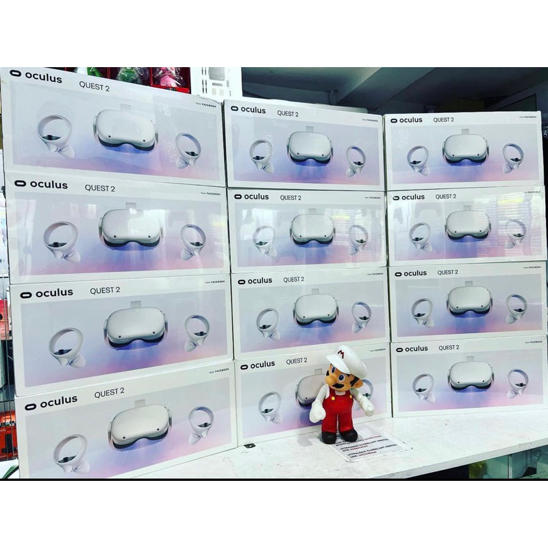 Oculus Quest 2 Advanced All-in-One VR Headset (128GB, White) | Shopee ...