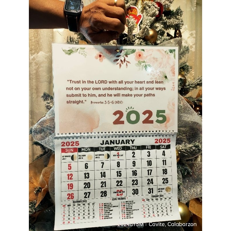 2026 CALENDAR WITH BIBLE VERSES | Shopee Philippines