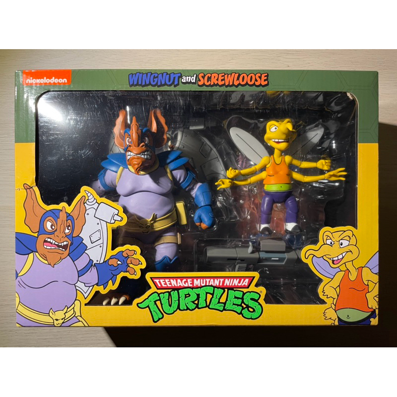 NECA TMNT Wingnut and Screwloose Teenage Mutant Ninja Turtles (Cartoon ...