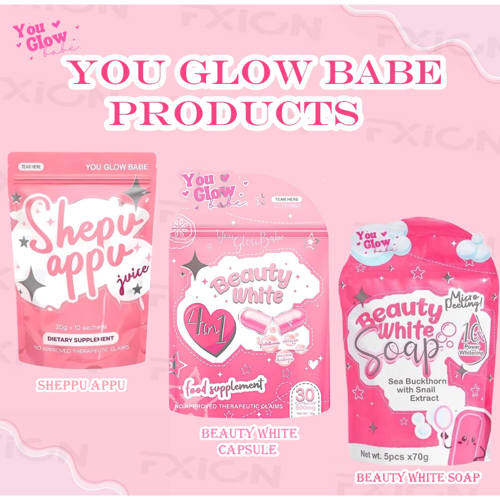YOU GLOW BABE SHEPU APPU JUICE - BEAUTY WHITE CAPSULE 4IN1 - BEAUTY ...