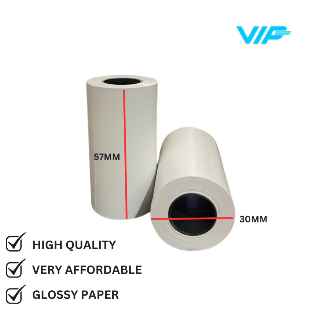 POS 57MM x 30MM Thermal Paper for POS 58MM Thermal Printer OR Thermal ...