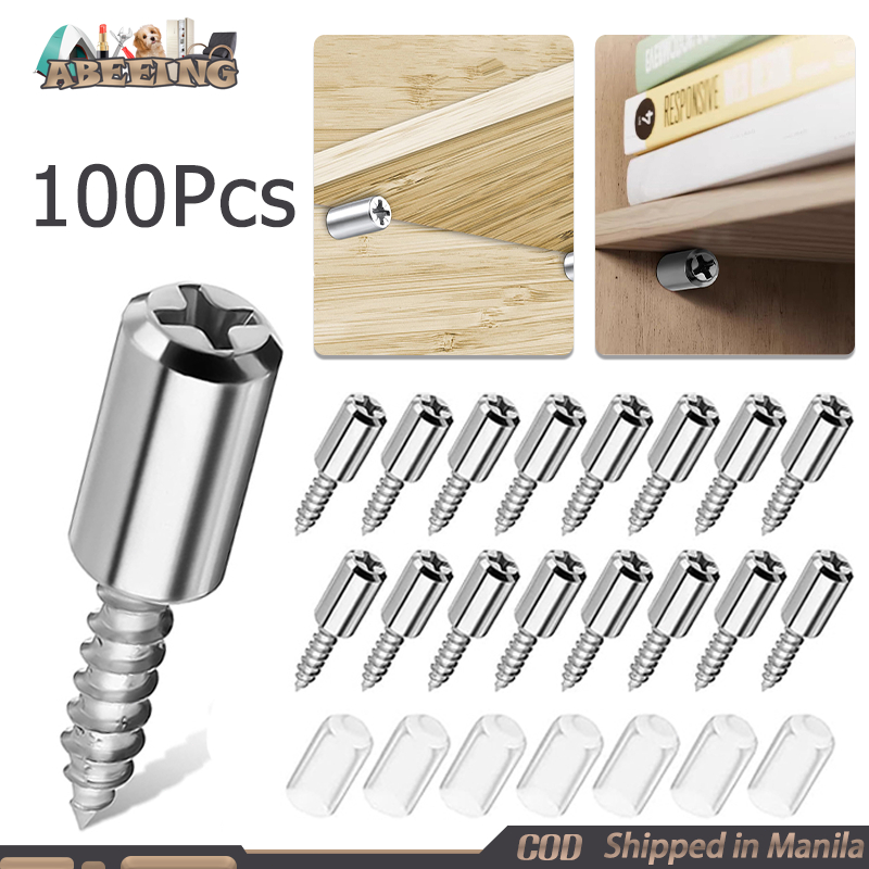 100Pcs Shelf Support Pegs Pins Shelf Partition Layer Holders For ...