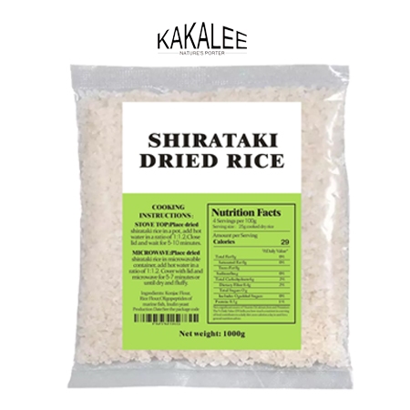 12KG Dry / Dried Shirataki Rice Konjac Keto/Low Carb Approved / skinny ...