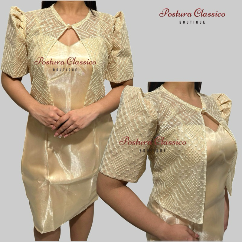 Filipiniana MC BOLERO SPIDER NET ROUND COLLAR - Modern Filipiniana ...