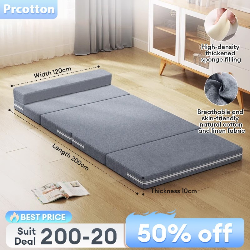 Foldable mattress foam bed double/single size 2/4 inch Student ...