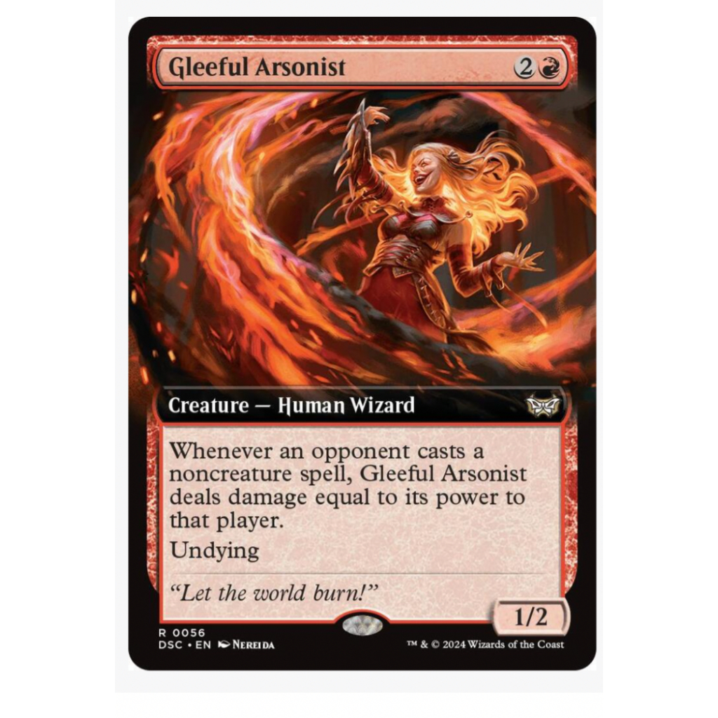 Gleeful Arsonist (Extended Art) - Commander: Duskmourn: House of Horror (DSC) | Shopee Philippines