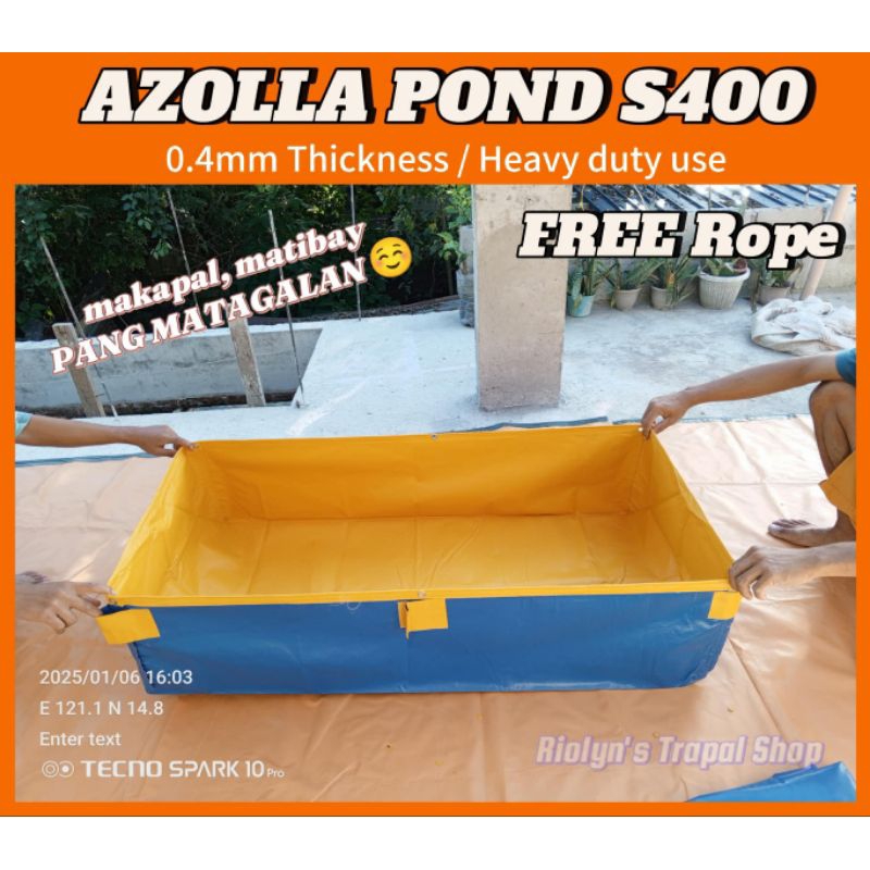 4 x 3 x 1 FEET AZOLLA TRAPOND HEAVY DUTY USE PANG MATAGALAN pang FISH ...