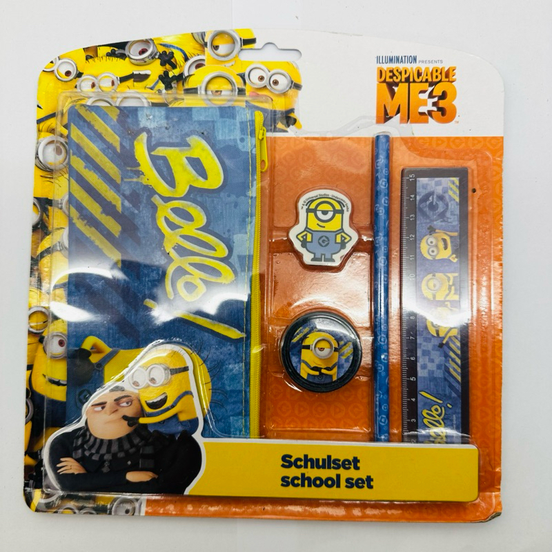 Despicable Me 3 School Set (Original Stationery | UK Surplus item ...
