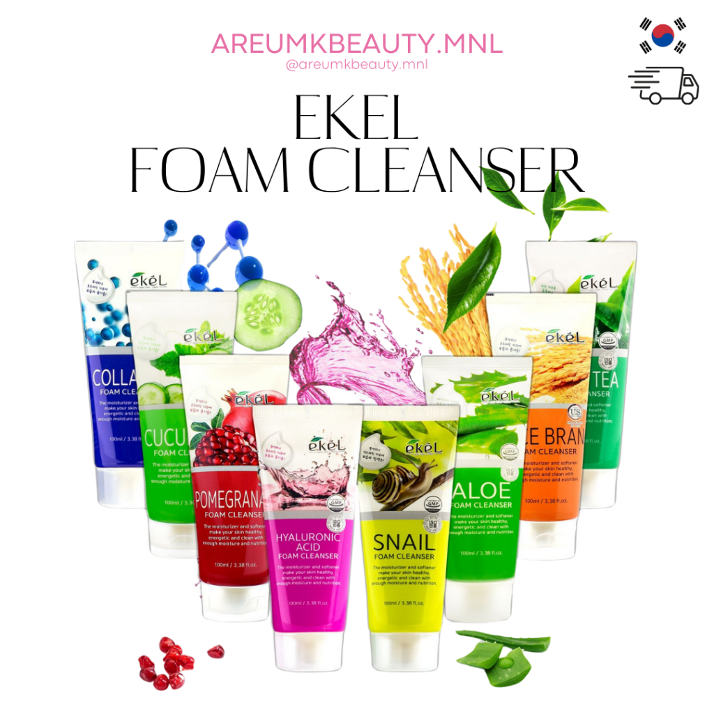 EKEL Foam Cleanser 100ml | Shopee Philippines