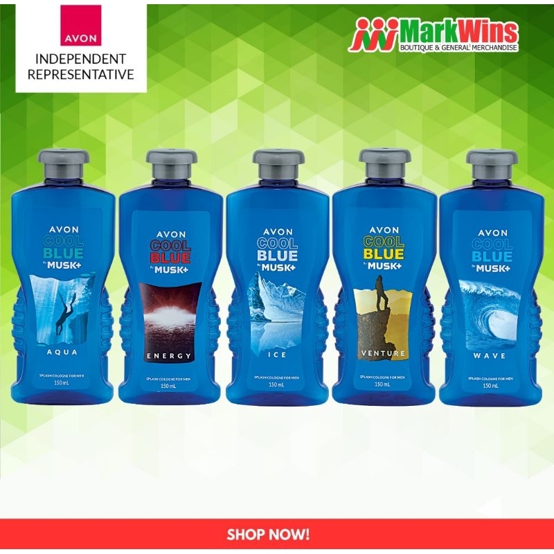 Avon Cool Blue Musk+ Splash Cologne for Men 150ml | Shopee Philippines