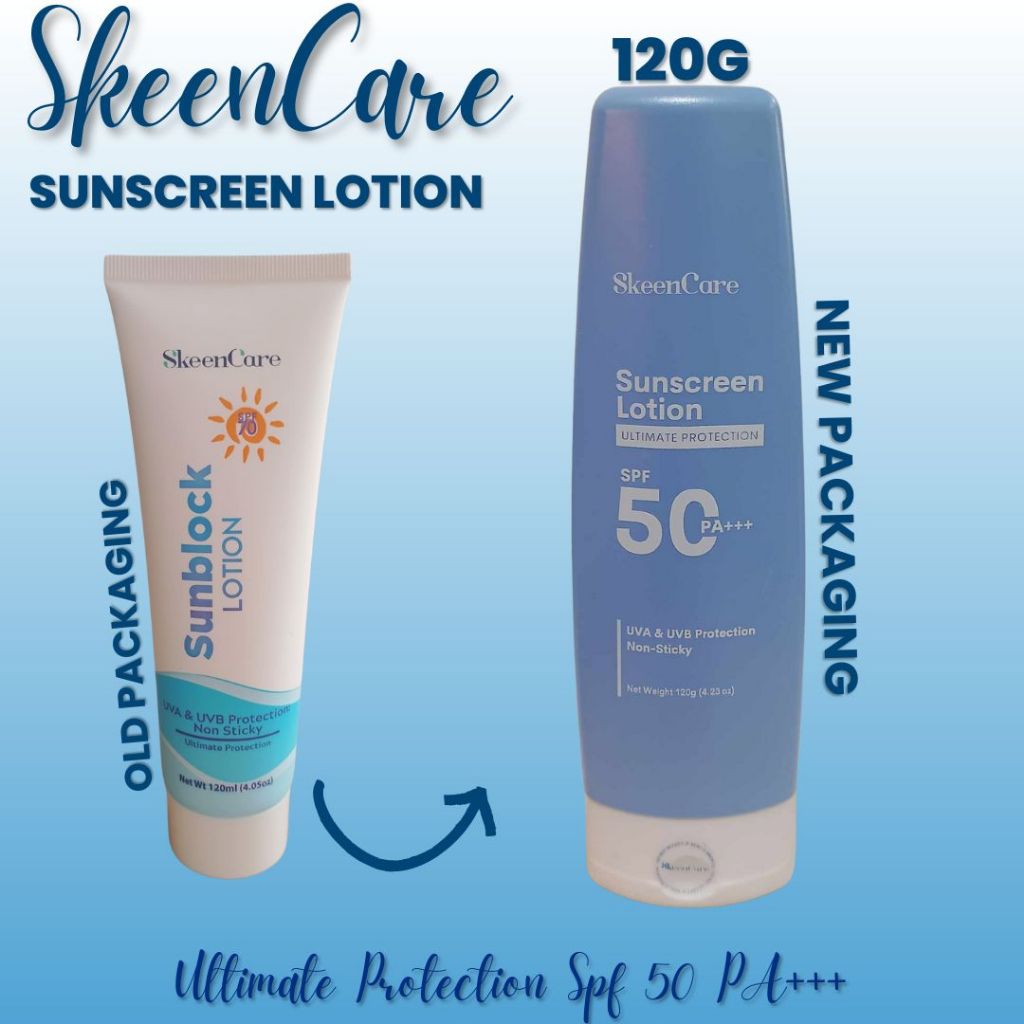 SkeenCare 120g Sunscreen Lotion SPF50+++ Ultimate Protection | Shopee ...