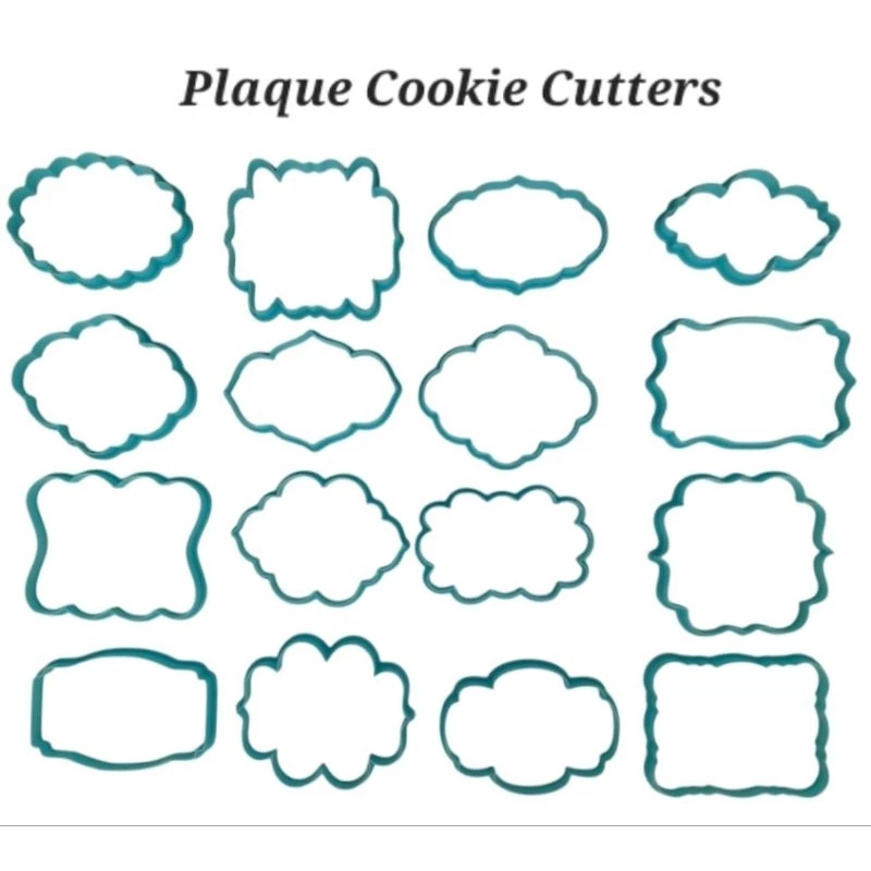 Plaque Shapes Cookie Cutter or Fondant Cutters | Shopee Philippines