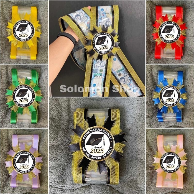 ONHAND 10 Bills Money Lei / Money Sash / Money Garland for Graduation ...