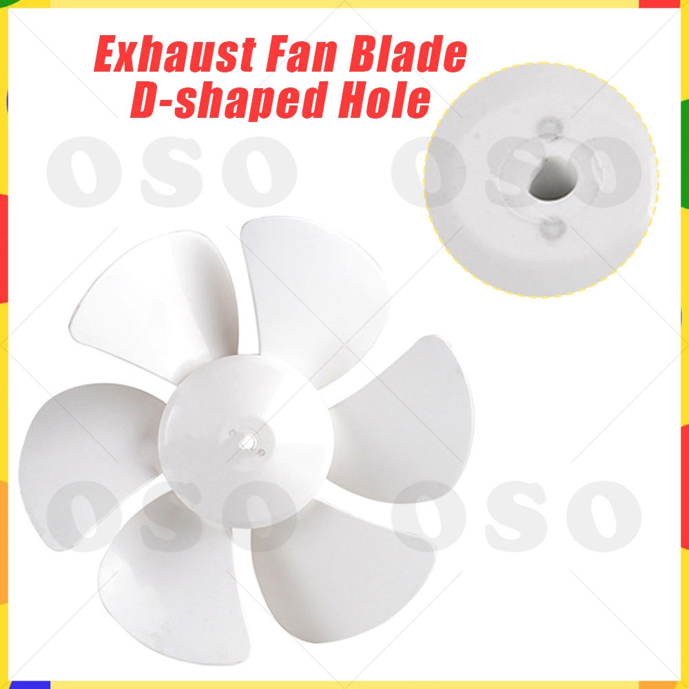 6 8 10 12 Inches Exhaust Fan Blade Replacement Part 6 Blades High ...