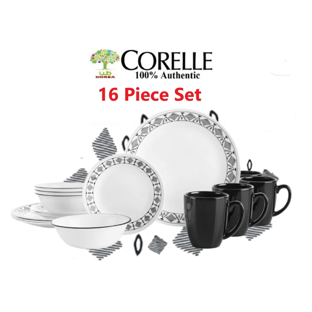 CORELLE Classic Dinnerware 16 Piece Set Cusco | Shopee Philippines
