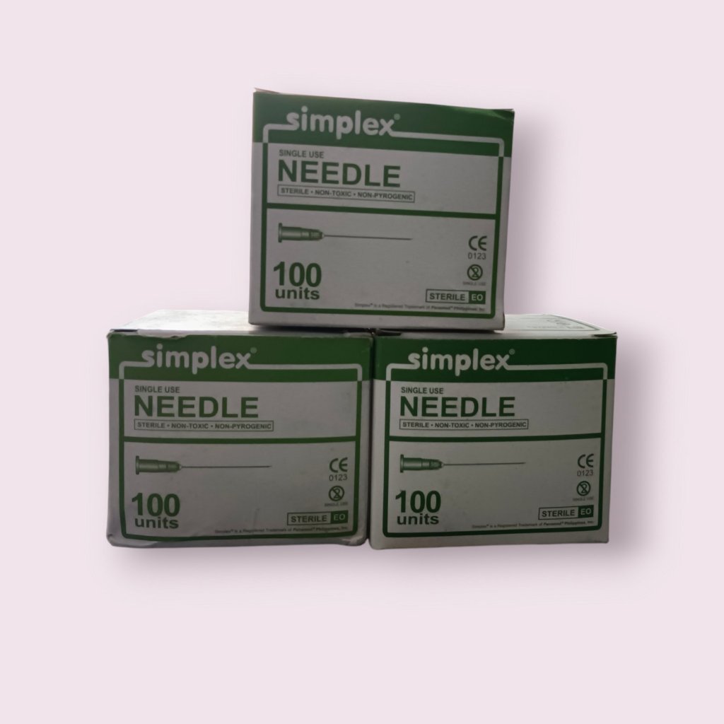 Sterile Needle Disposable Simplex 100 pcs per box | Shopee Philippines