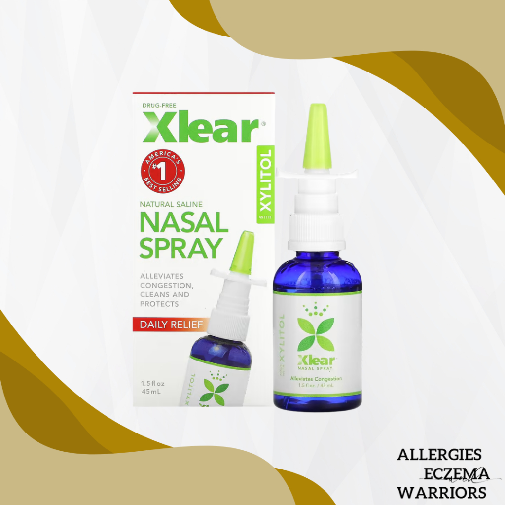 Xlear, Xylitol Saline Nasal Spray, Daily Relief, 1.5 fl oz (45 ml ...