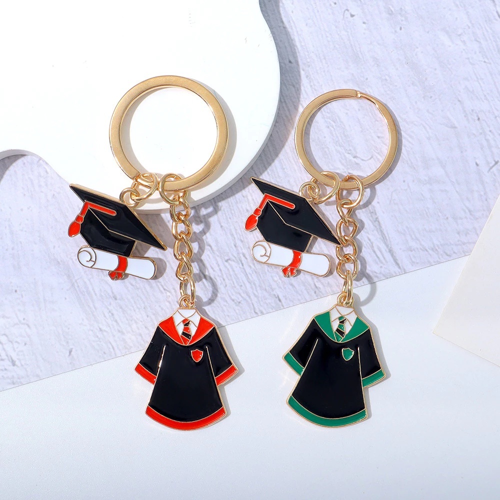 Graduation Season Keychain Graduated Dress Bachelor's Hat Student best ...