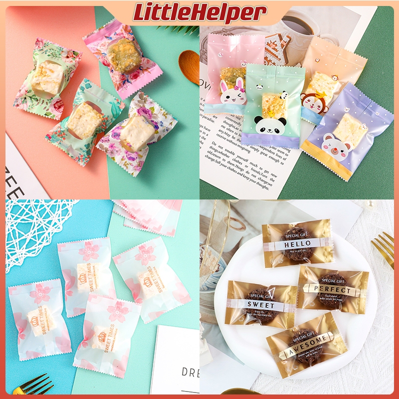 100Pcs Polvoron Wrapper Plastic Packing Bag Candy Plastic Packaging Bag ...