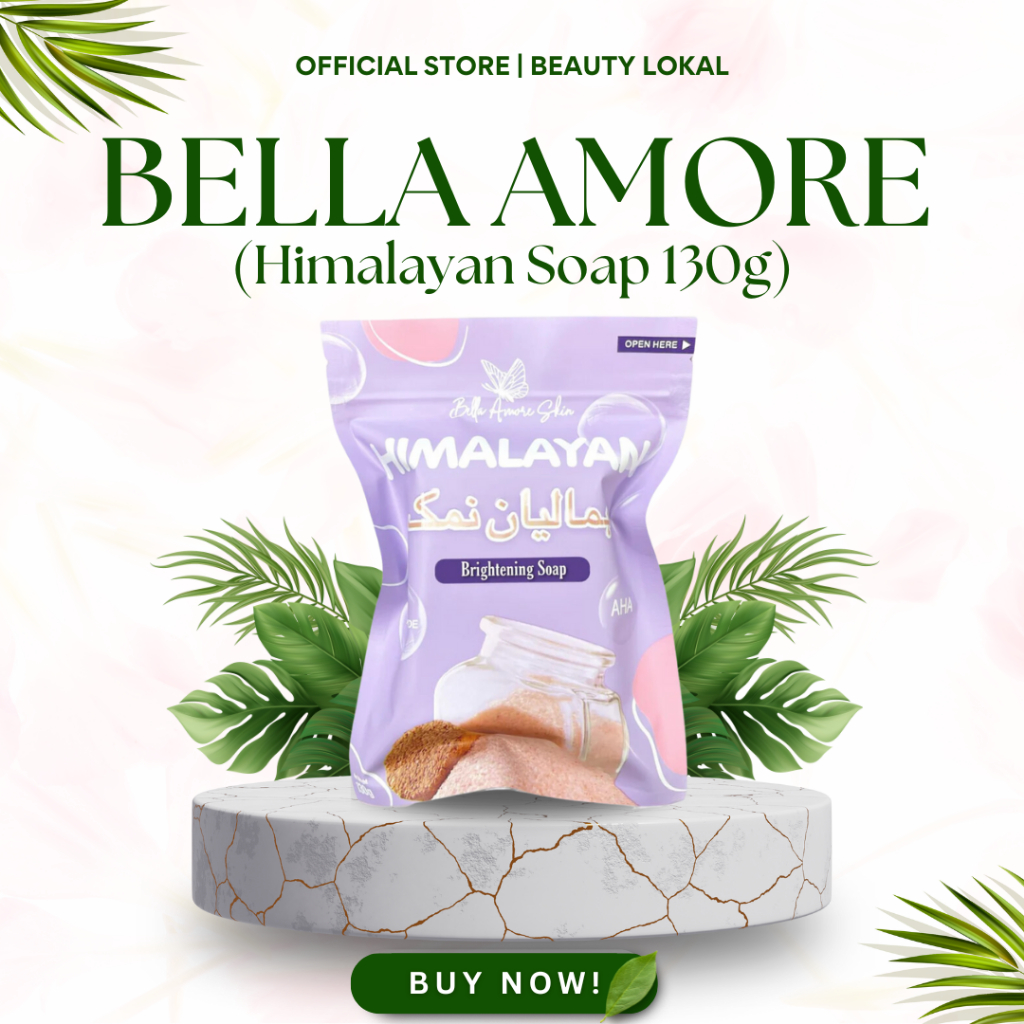 BELLA AMORE Himalayan Salt Soap 130g | Shopee Philippines