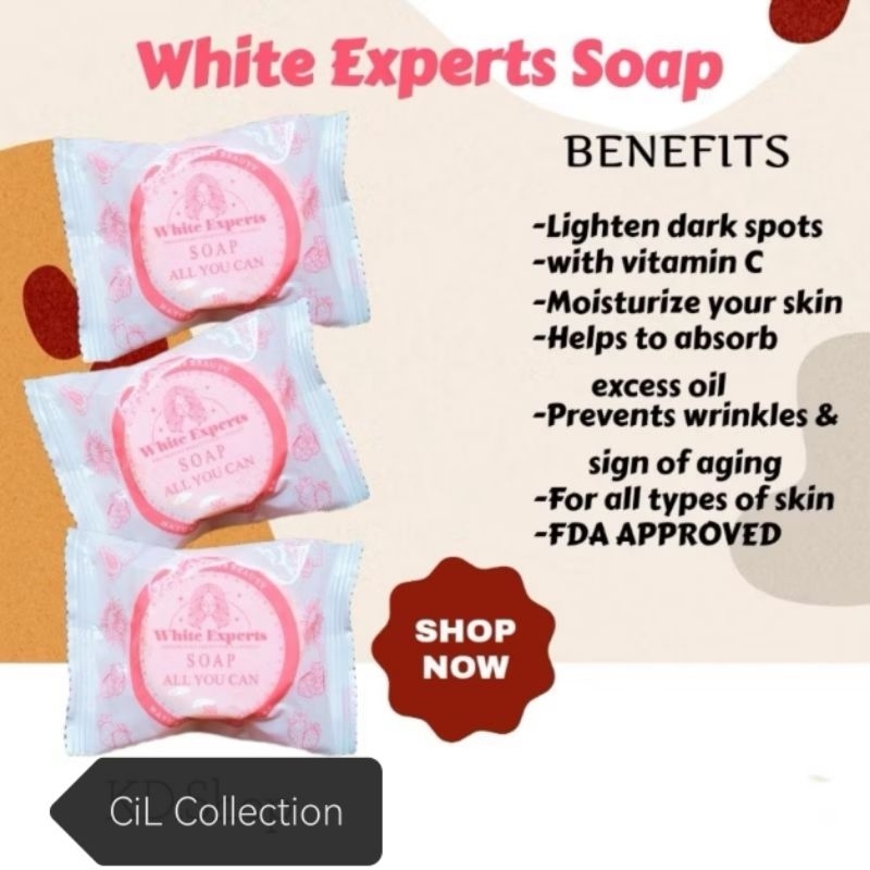 WHITE EXPERT KOJIC ROUND SOAP /For all types of skin - CiL.collection ...