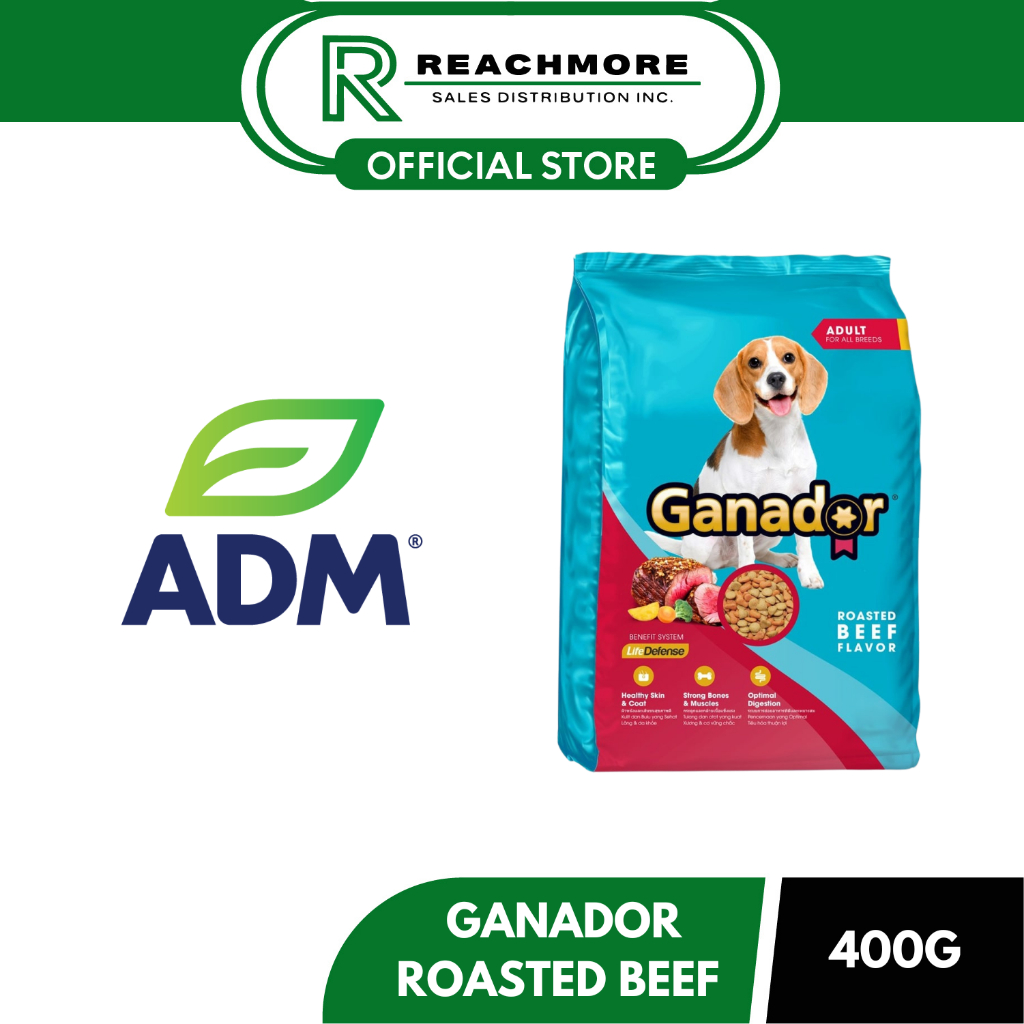 ADM Ganador Adult Roasted Beef 400g | Shopee Philippines